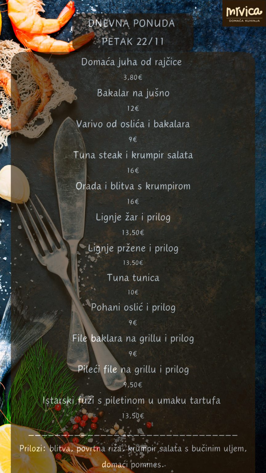 Dnevni menu - Mrvica